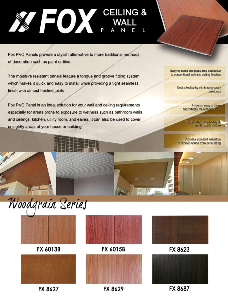 Fox Ceiling and Wall Panels – Filhome Builders Center Inc.