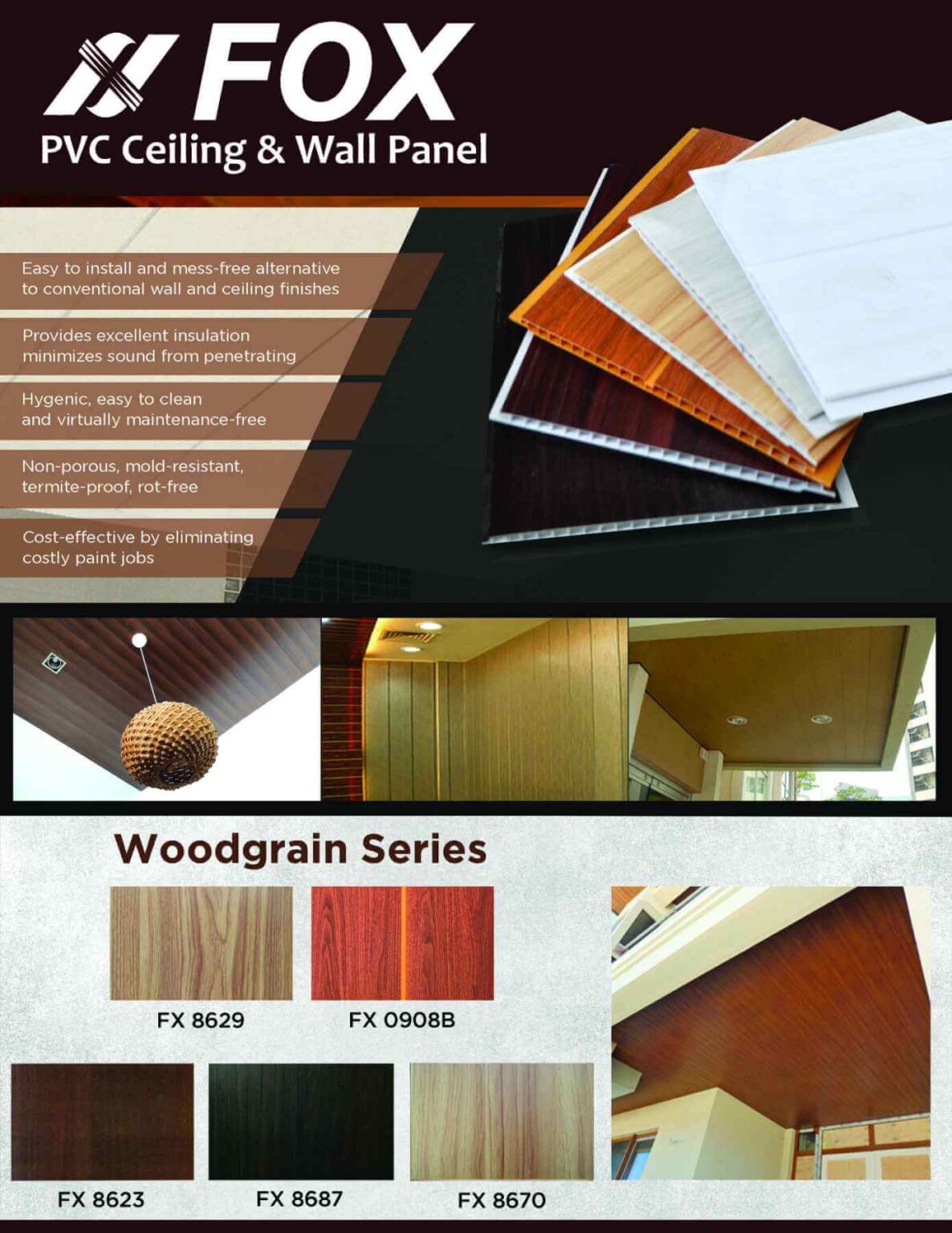 Fox Ceiling and Wall Panels - Filhome Builders Center Inc.