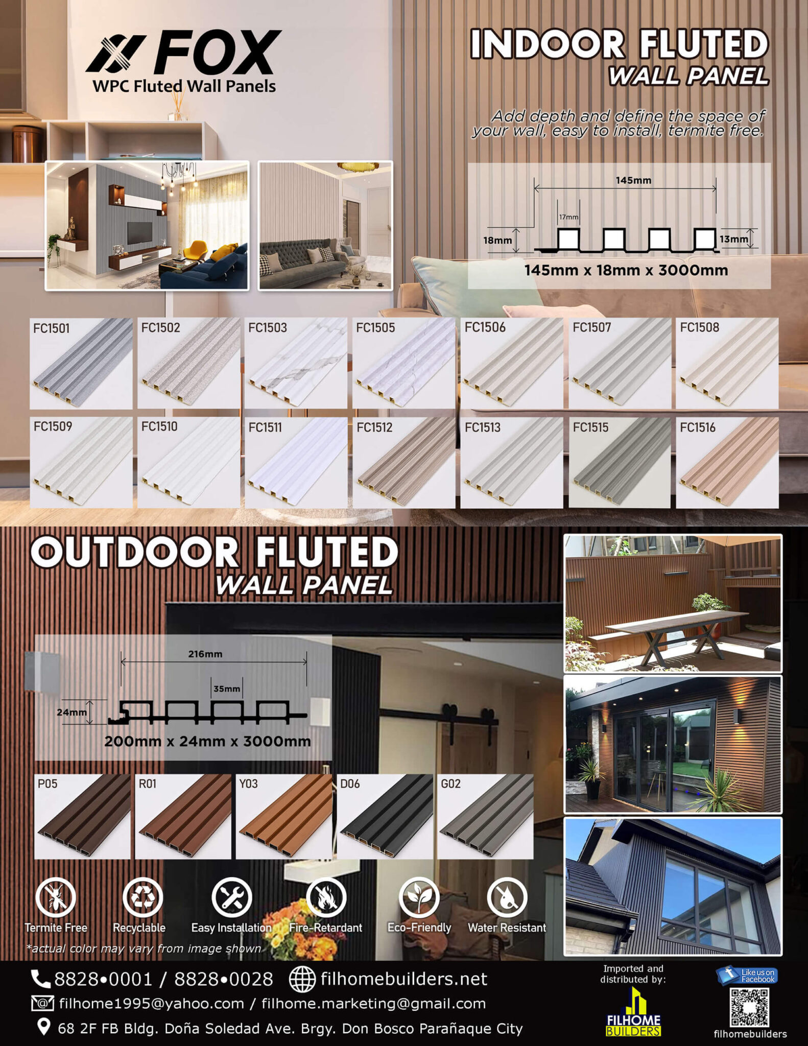 Fox Ceiling and Wall Panels - Filhome Builders Center Inc.